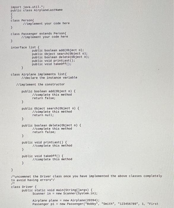 Solved Objective Practice polymorphism, array of objects, | Chegg.com