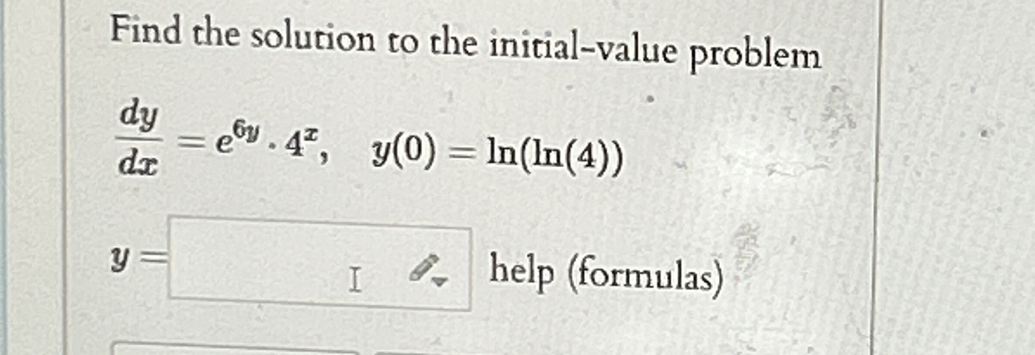 Solved Find the solution to the initial-value problem | Chegg.com