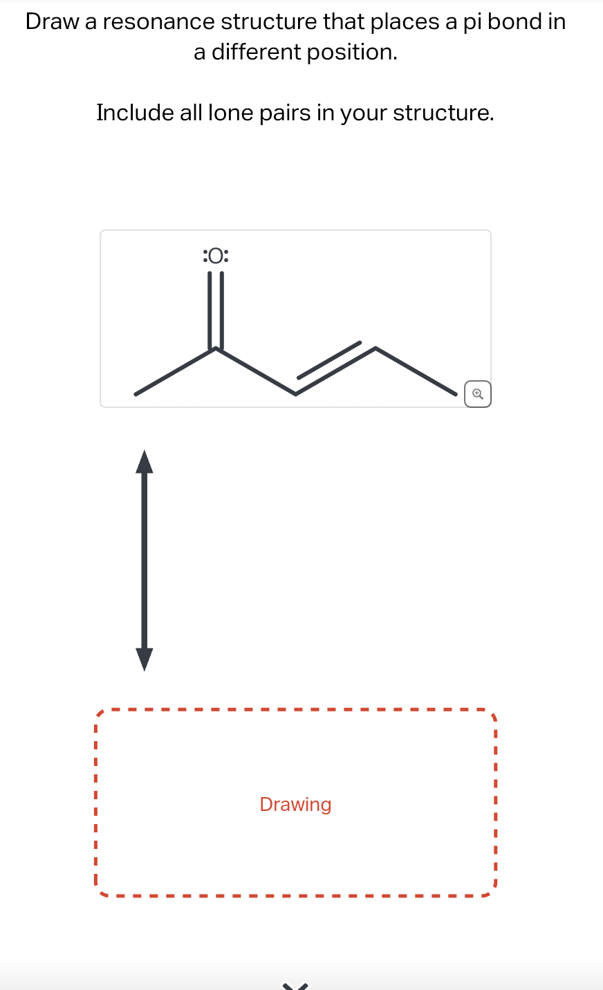 Solved Draw a resonance structure that places a pi bond ina | Chegg.com