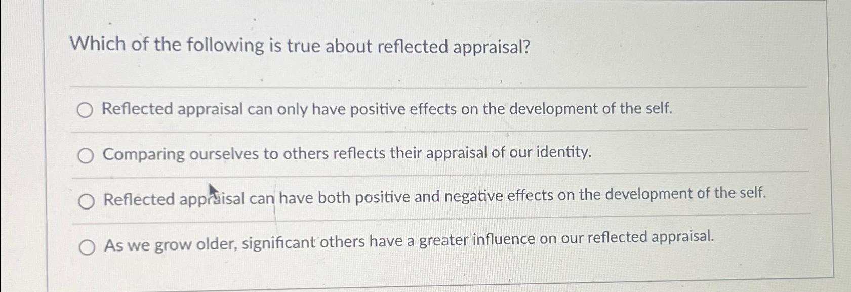 Solved Which of the following is true about reflected | Chegg.com