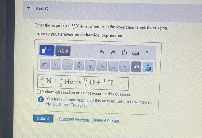 Solved Enter the expression 714 N+α, where α is the | Chegg.com