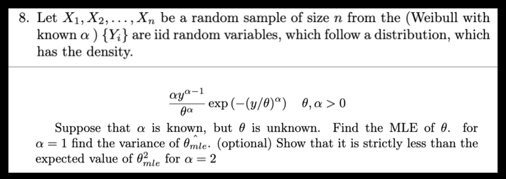 Solved Let x1,x2,dots,xn ﻿be a random sample of size n ﻿from | Chegg.com