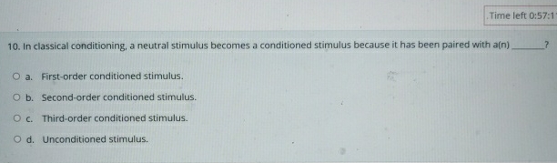 Solved In classical conditioning, a neutral stimulus becomes | Chegg.com
