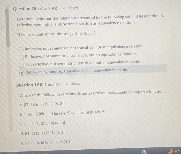 Solved Which of the following sets are closed under | Chegg.com