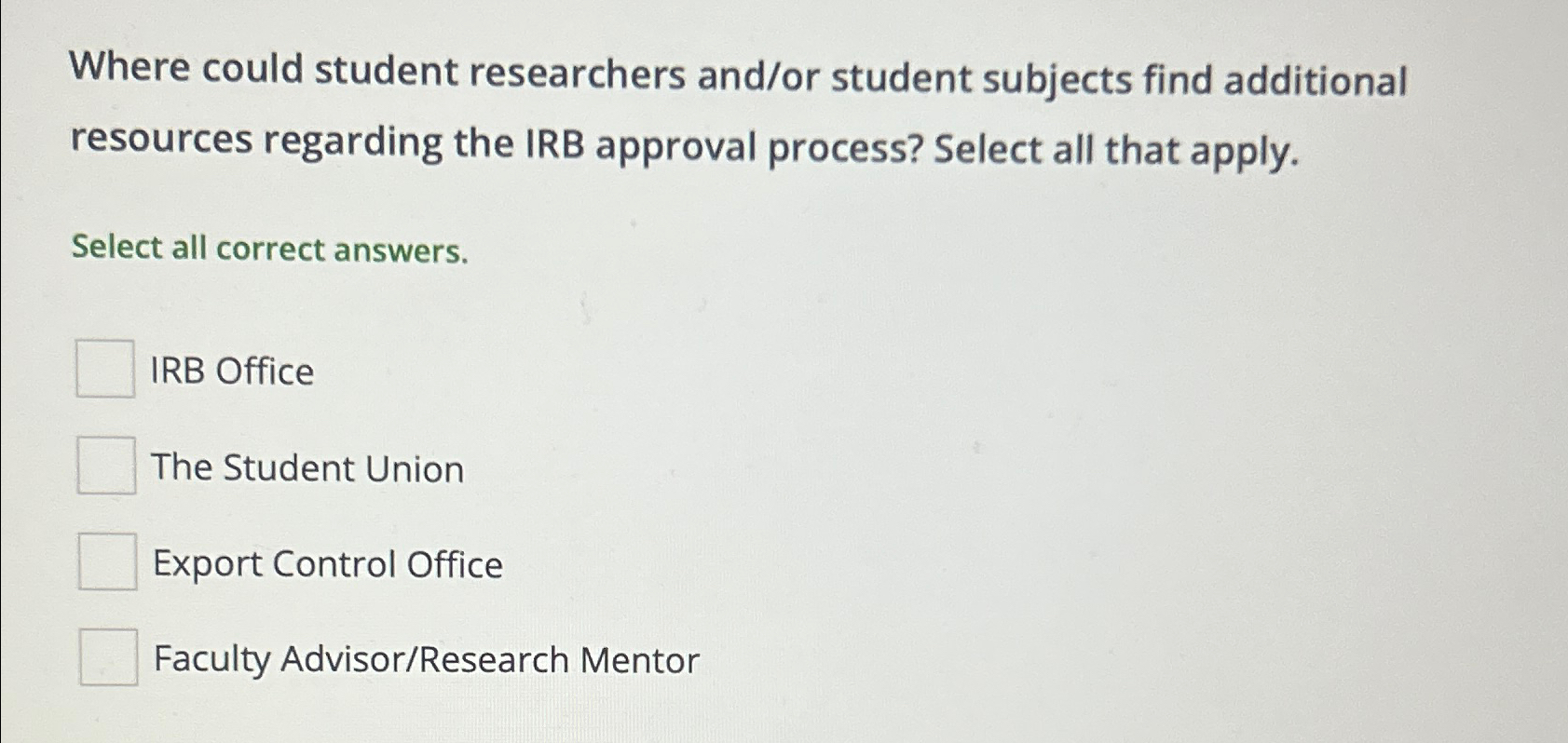 Solved Where could student researchers and/or student | Chegg.com