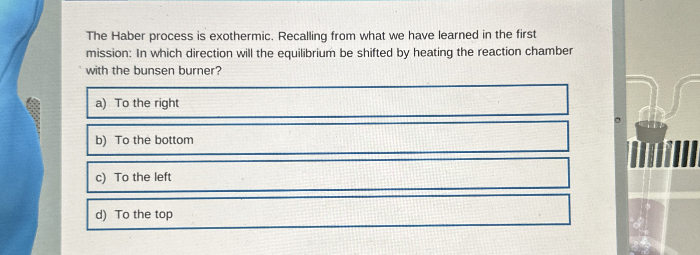 Solved The Haber process is exothermic. Recalling from what | Chegg.com
