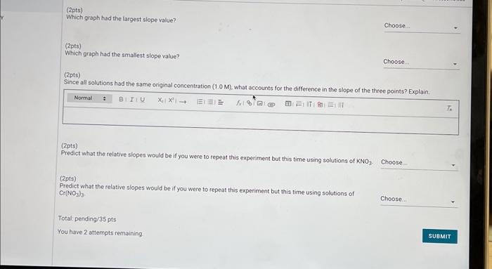 Solved Data and Report Submission - Solutions (7pts) Part | Chegg.com