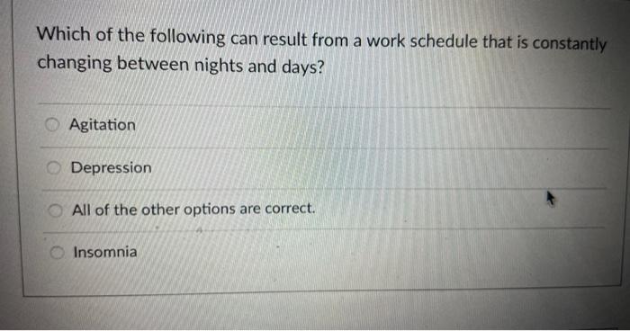 Solved Which of the following can result from a work | Chegg.com
