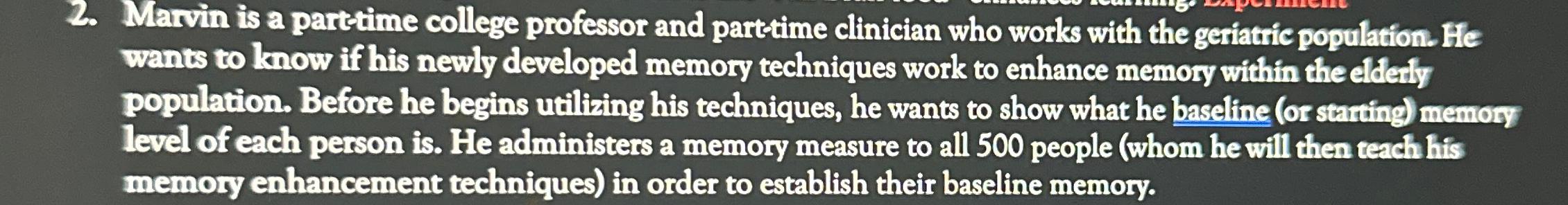 Solved Marvin is a parttime college professor and parttime | Chegg.com
