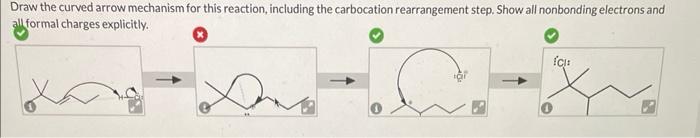 Solved draw the curved arrow mechanism for this reaction, | Chegg.com