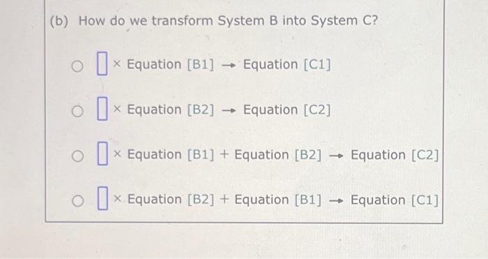 [Solved]: = SYSTEMS OF EQUATIONS AND MATRICES Identifying th