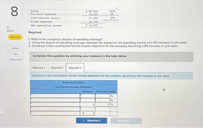 Solved Exercise 5-9 (Algo) Compute and Use the Degree of | Chegg.com