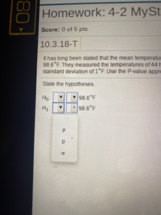 Solved Homework: 4-2 MyStatLab: Module Four Problem Set Save | Chegg.com