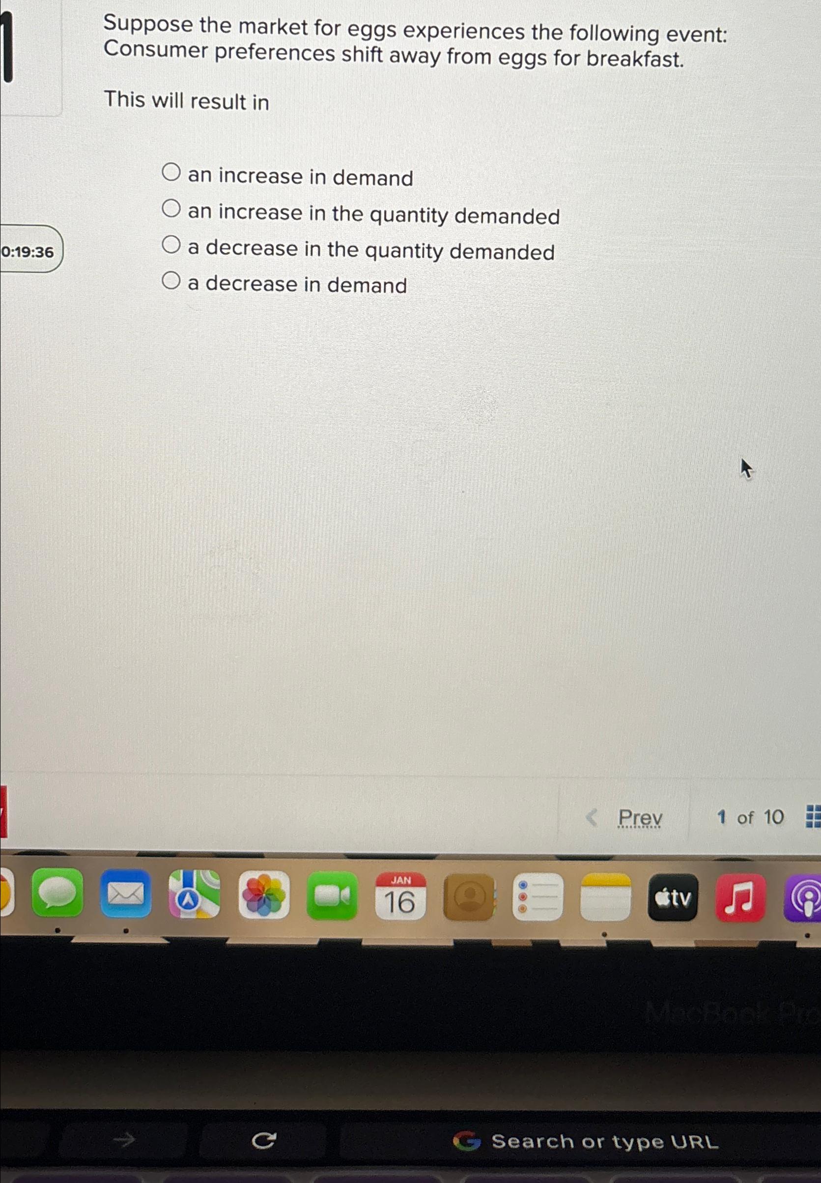 Solved Suppose the market for eggs experiences the following | Chegg.com