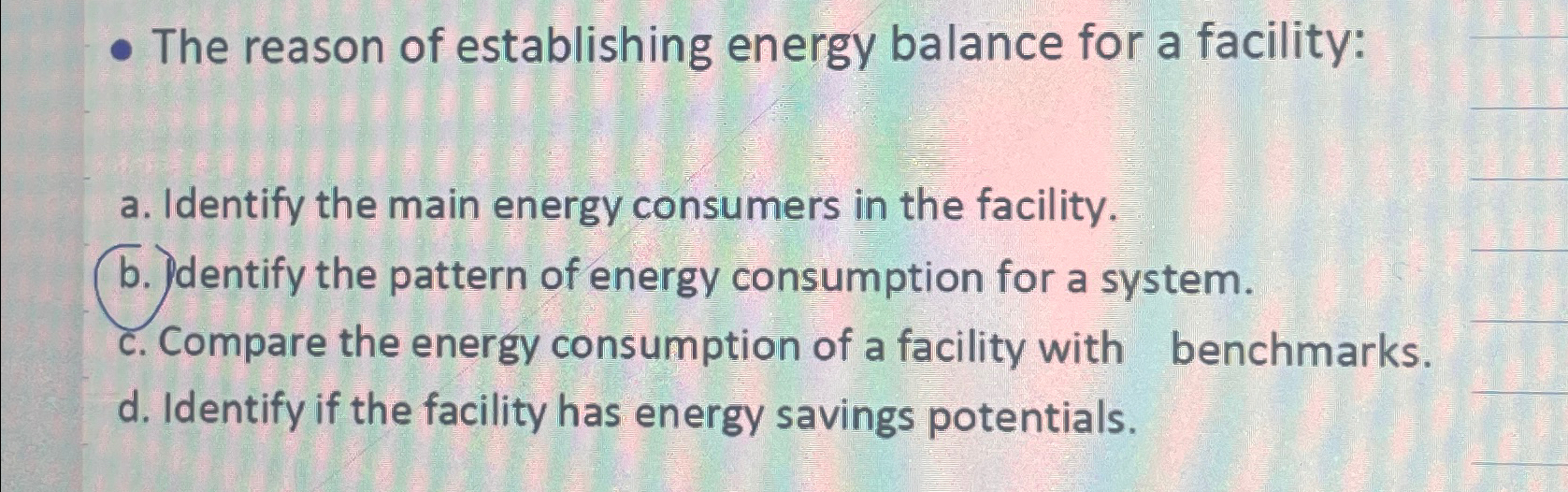 Solved The reason of establishing energy balance for a | Chegg.com