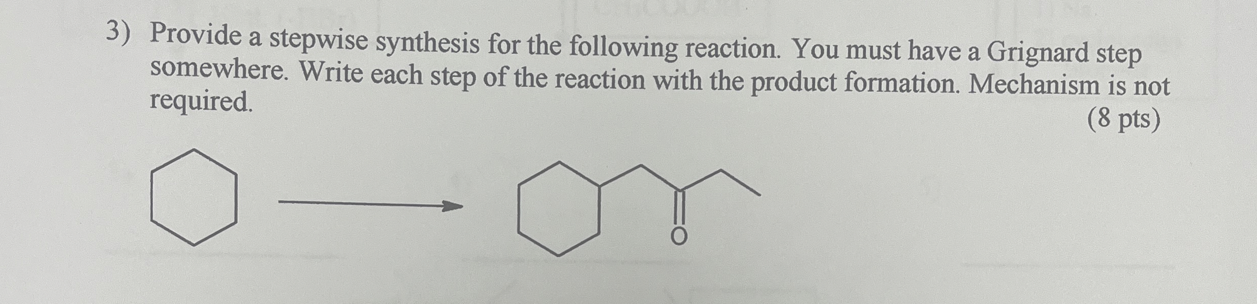 Solved Provide a stepwise synthesis for the following | Chegg.com