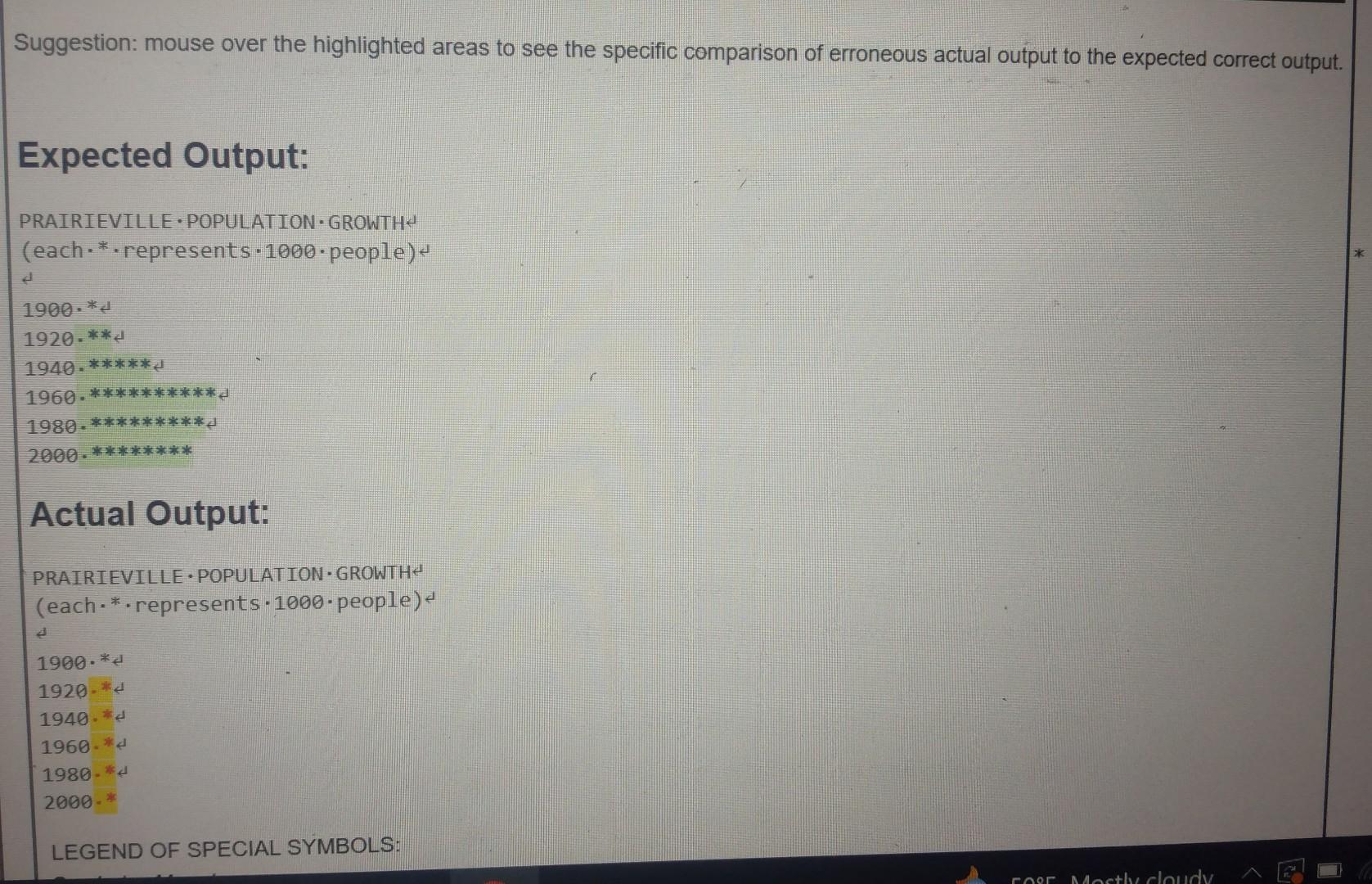 Solved 5.18: Population Bar Chart Write a program that | Chegg.com
