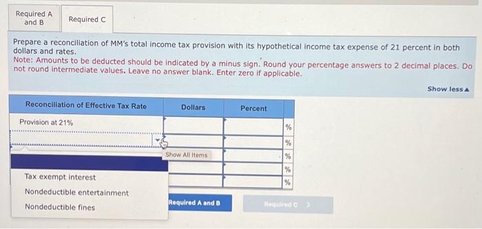 Solved a. Compute MM's current income tax expense or | Chegg.com
