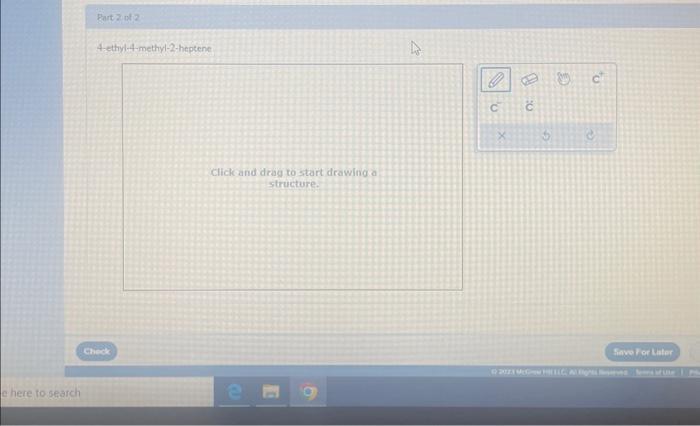 Solved Draw the structure of each alkene. | Chegg.com