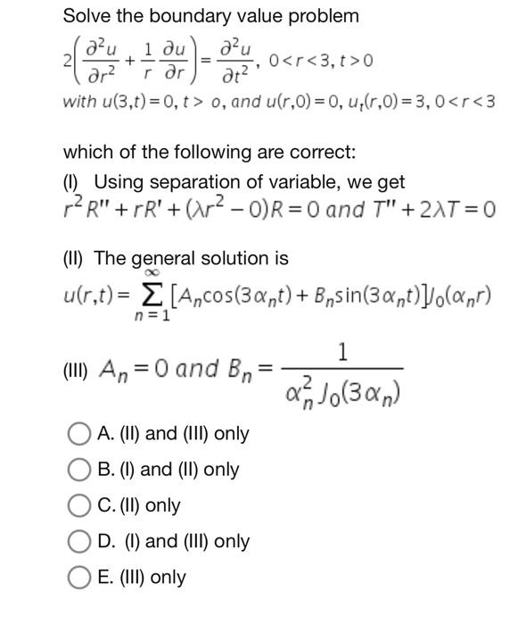 Solved Solve the boundary value problem | Chegg.com