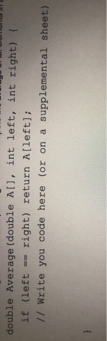 Solved complete thr following divide and conquer algorithm | Chegg.com