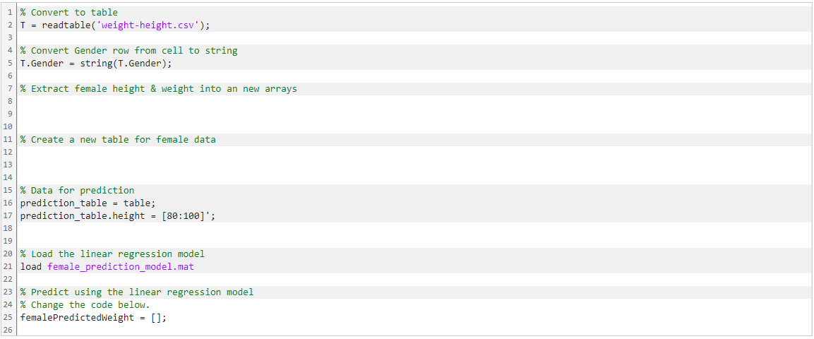 Solved We have uploaded the weight-height CSV file here and | Chegg.com