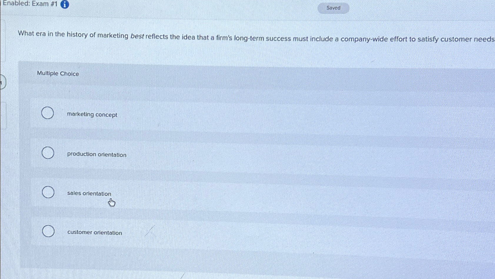 Solved Enabled: Exam #1 ﻿iSavedWhat era in the history of | Chegg.com