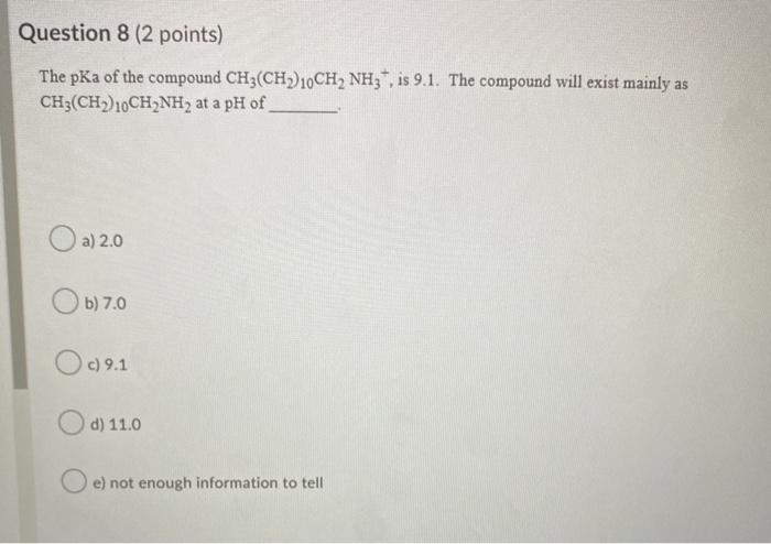 Solved Question 22 (2 points) Consider a formate buffer | Chegg.com