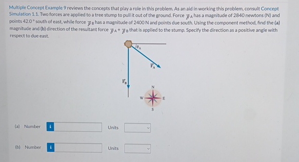 Solved Multiple Concept Example 9 ﻿reviews the concepts that | Chegg.com