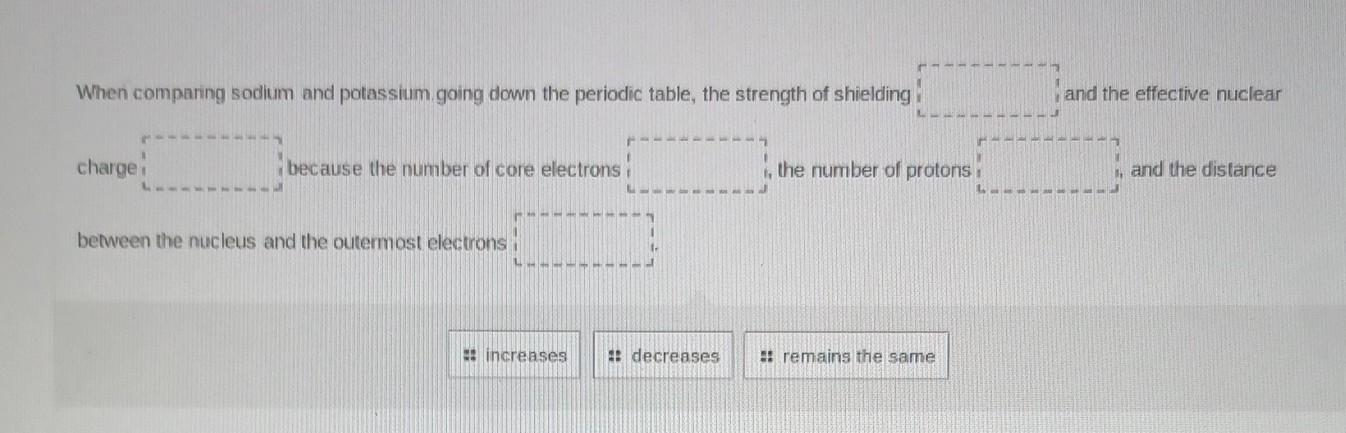 Solved What is EFFECTIVE nuclear charge? The charge that | Chegg.com