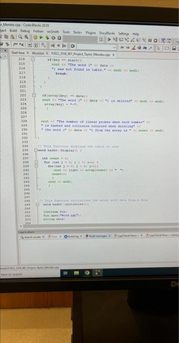 Whenever i compile my code, it spits out junk, any | Chegg.com