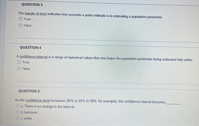 Solved Is a point estimate a parameter or statistic? a. | Chegg.com