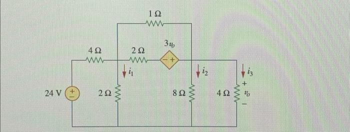 Solved find i1 i2 i3 using nodal analysis. | Chegg.com
