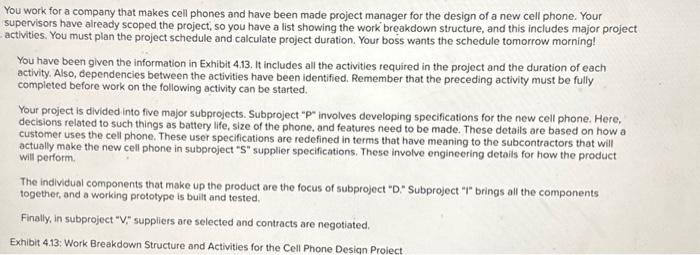 Solved Analytics Exercise 5-2 (Algo)You work for a company | Chegg.com