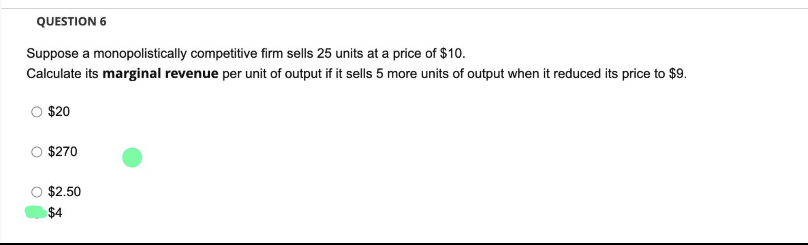 Solved QUESTION 6Suppose a monopolistically competitive firm | Chegg.com