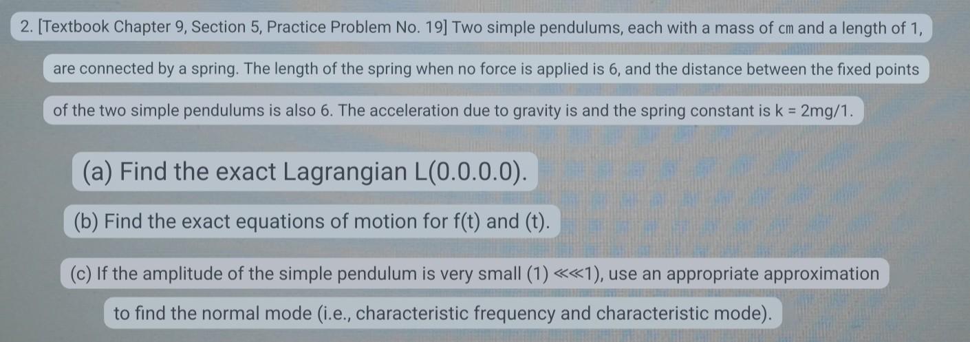 Solved [Textbook Chapter 9, Section 5, Practice Problem No. | Chegg.com