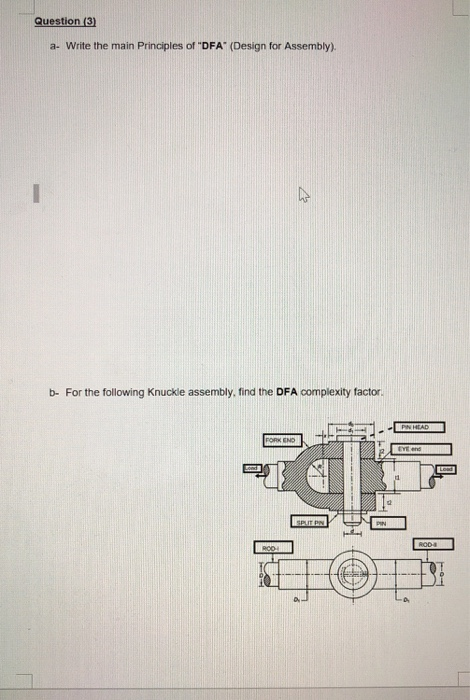 Solved Question (3) a. Write the main Principles of "DFA | Chegg.com