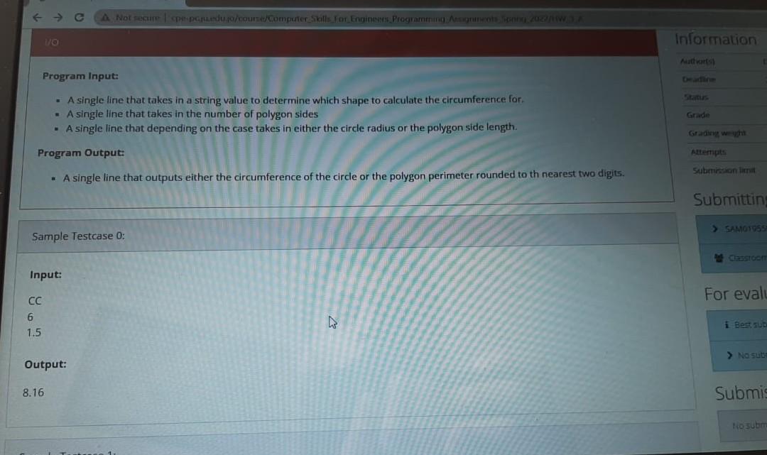 Solved Information In this exercise, we will either have a | Chegg.com