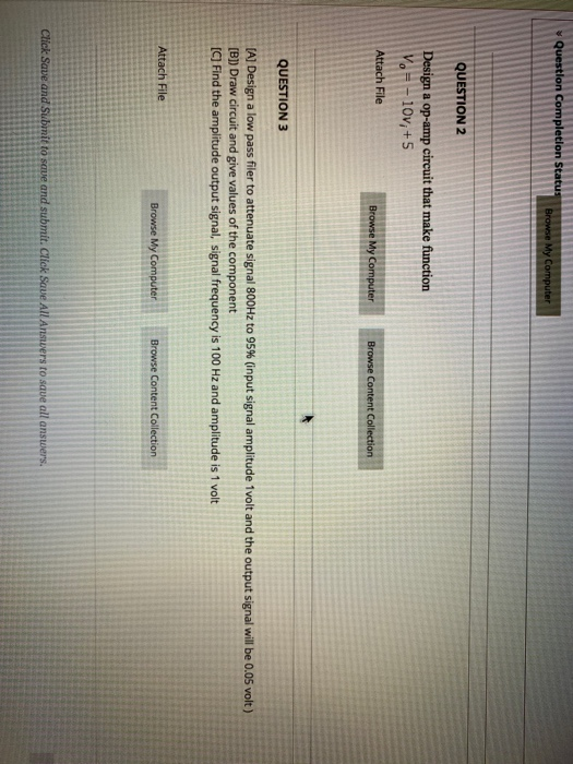 Solved Question Completion Status Browse My Computer | Chegg.com