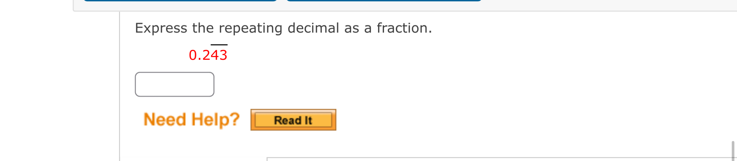 Solved Express the repeating decimal as a | Chegg.com