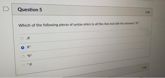 Solved D Question 5 1 pts Which of the following pieces of | Chegg.com Solved D Question 5 1 pts Which of the following pieces of | Chegg.com