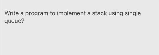 Solved Write a program to implement a stack using single | Chegg.com