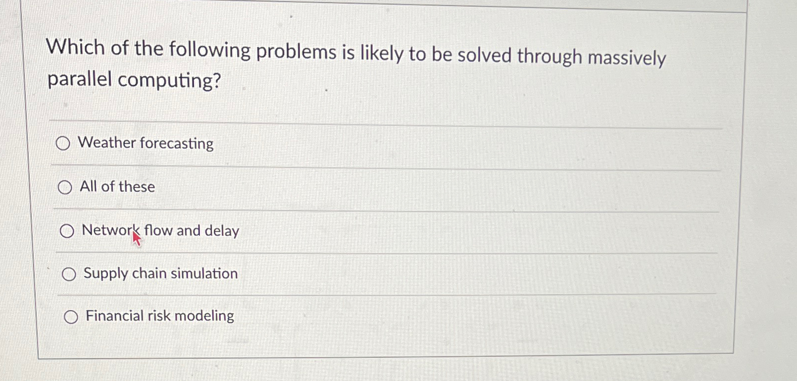 Solved Which of the following problems is likely to be | Chegg.com