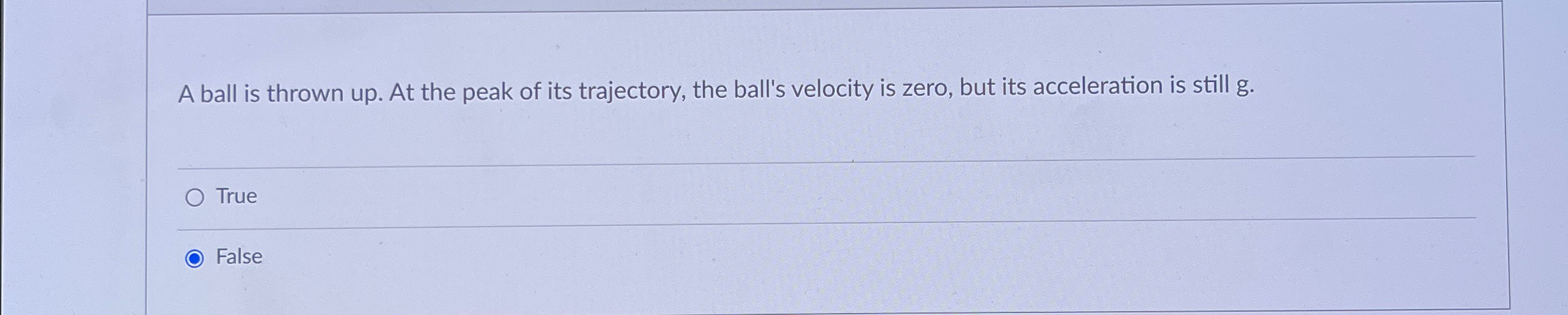Solved A ball is thrown up. ﻿At the peak of its trajectory, | Chegg.com