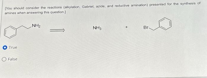 Solved [You should consider the reactions (alkylation, | Chegg.com