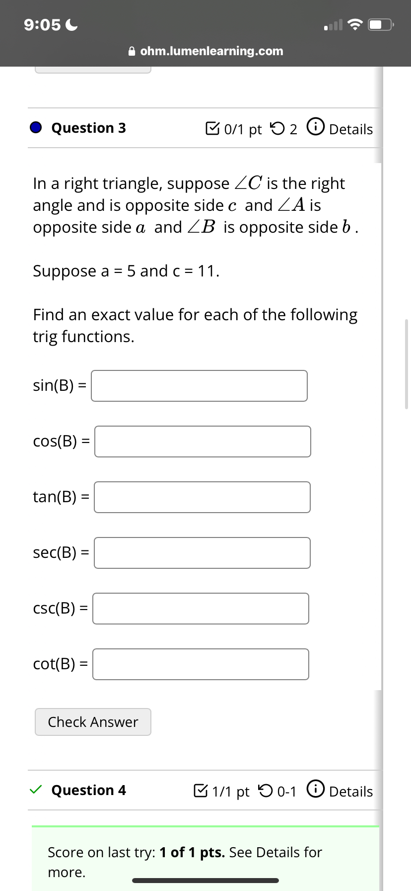Solved 9:05 ﻿Cohm.lumenlearning.comQuestion 301 | Chegg.com