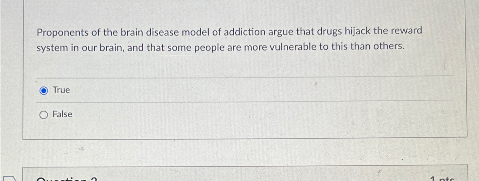 Solved Proponents of the brain disease model of addiction | Chegg.com