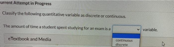 Solved current Attempt in Progress Classify the following | Chegg.com