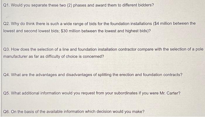 Solved Q1. Would you separate these two (2) phases and award | Chegg.com