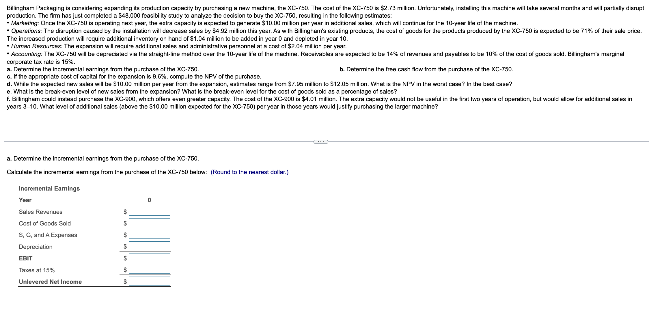 Solved production. The firm has just completed a $48,000 | Chegg.com